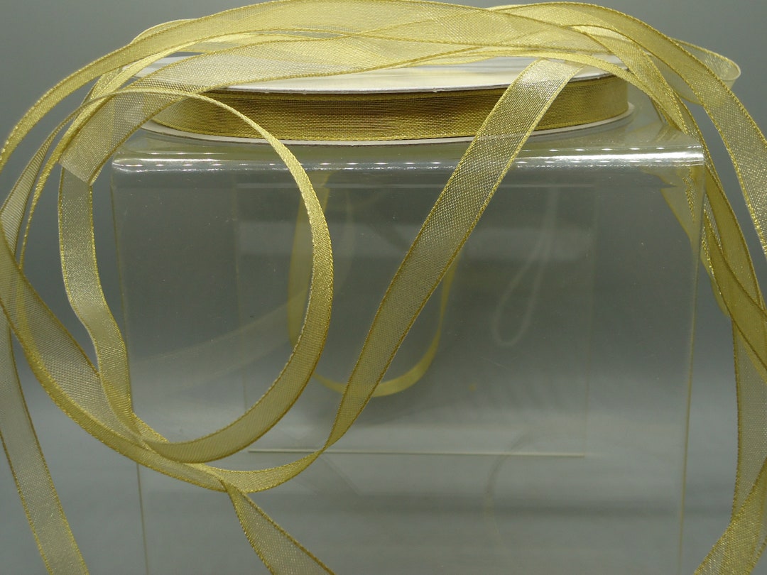 GOLD MESH Ribbon Metallic .0375 Inch X 50 Yards - Etsy