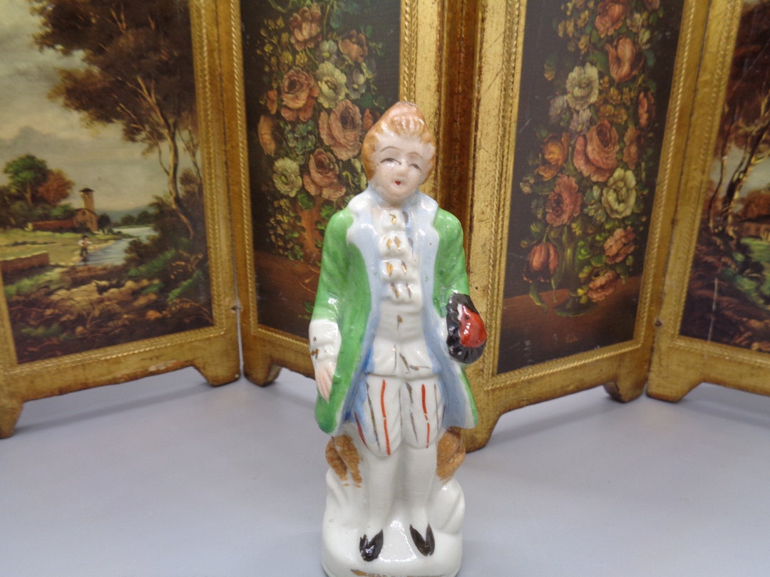 Vintage Occupied Japan Figurines, Hand Painted 18th Century Gentleman 5 ...