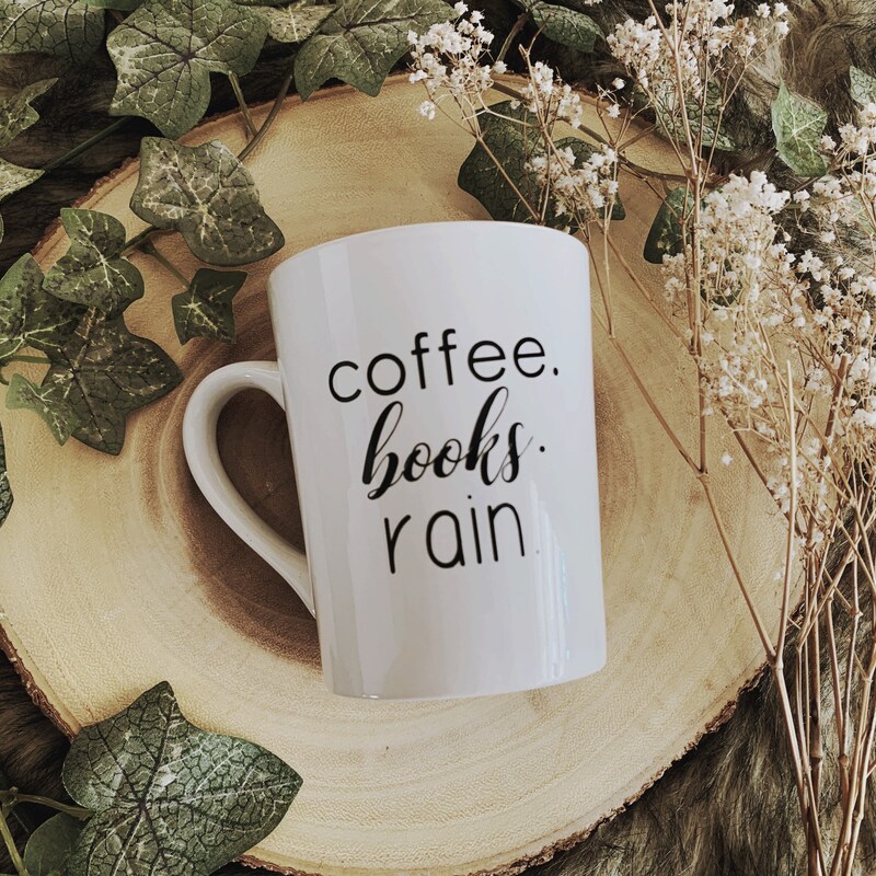 Coffee Books Rain - Etsy