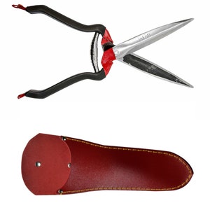 Jakoti Hand Shears for Gardening or Sheep Shearing Plus Leather Holster ...