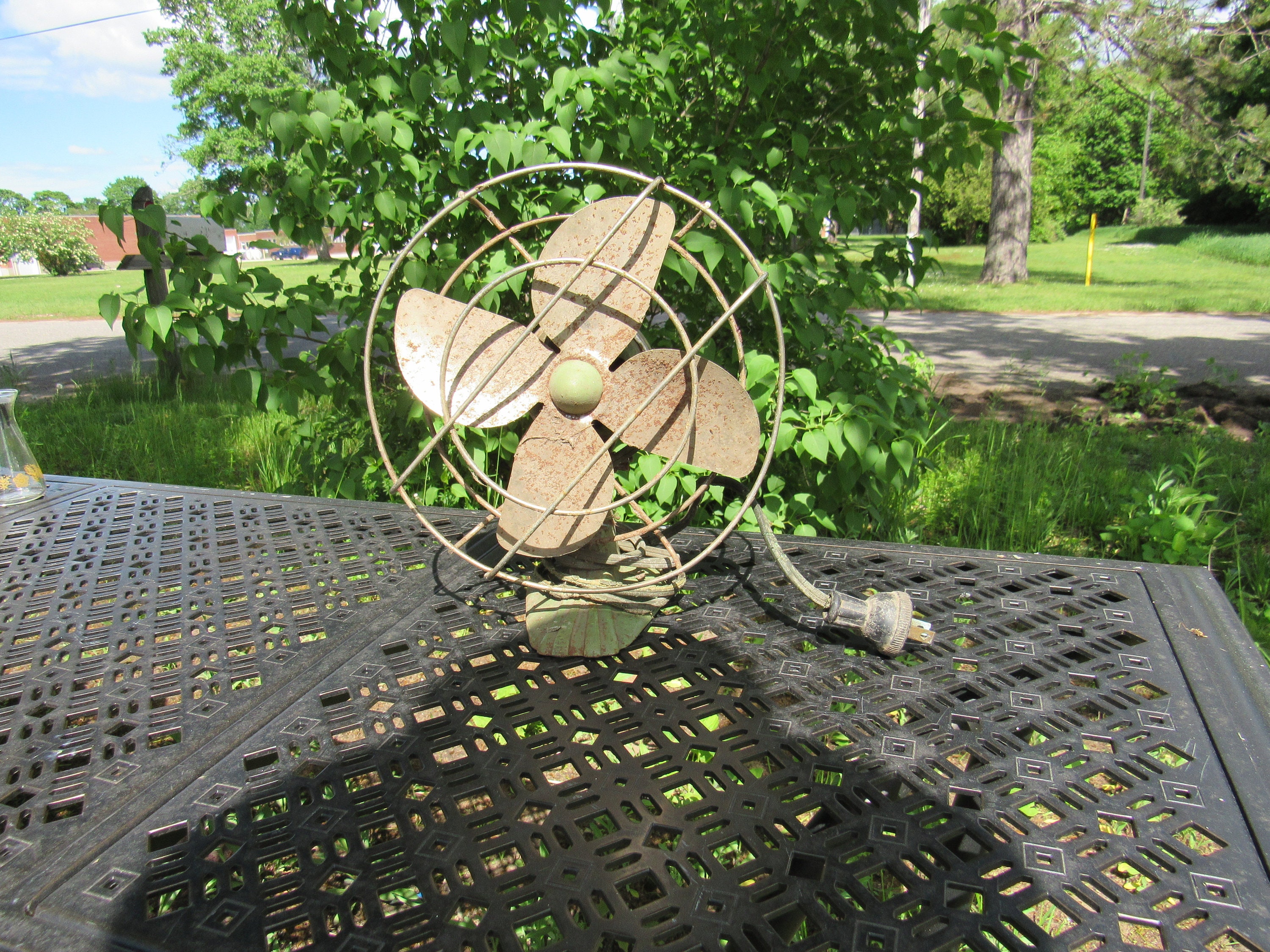 Vintage 1940's Art Deco Fan, ZIP, Manufactured by Kwikaray Co. St Louis ...