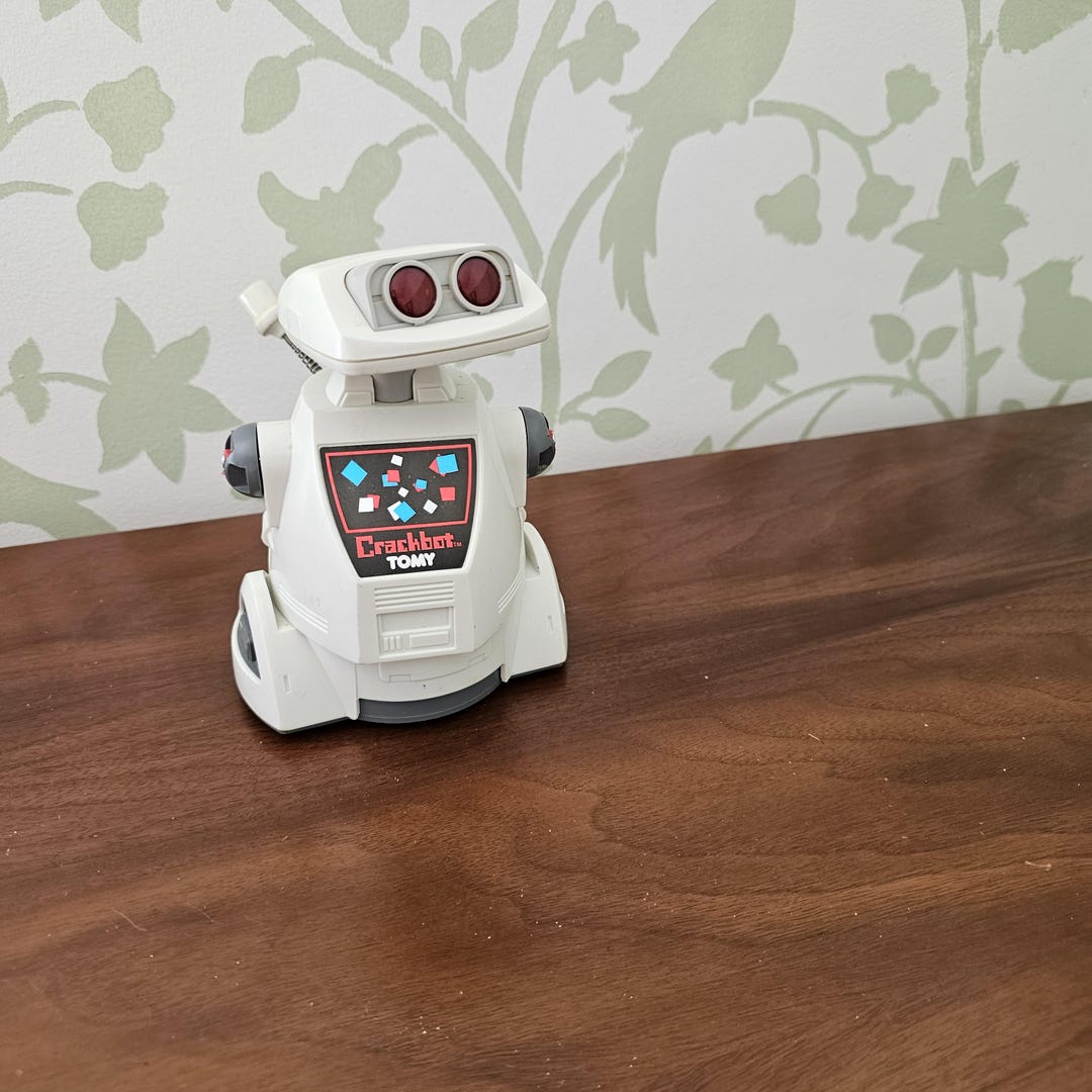 Vintage 1980’s Tomy Crackbot Robot, Awesome Looking Robot - Etsy