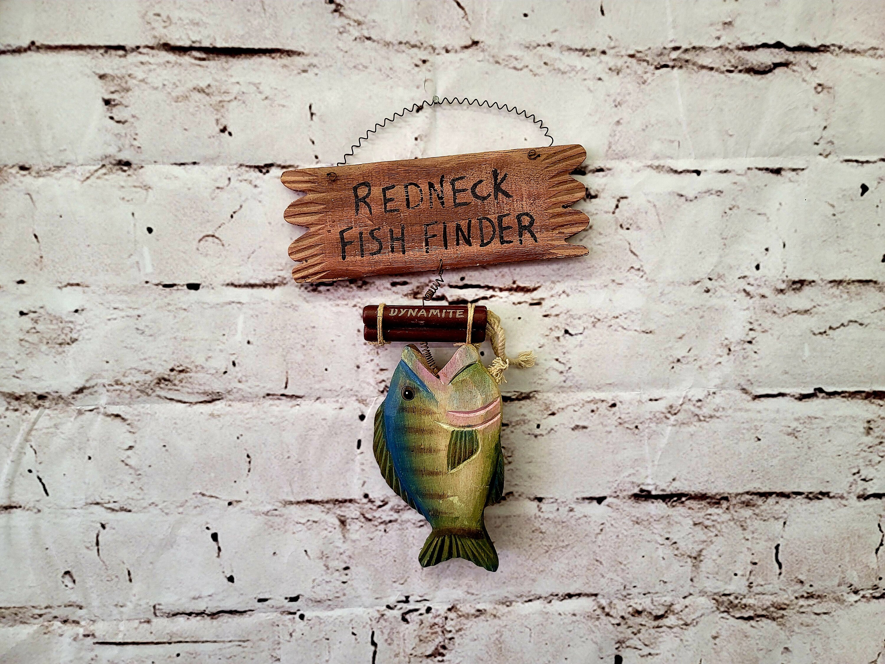 Redneck Fish Finder Wood Wall Decor - Etsy