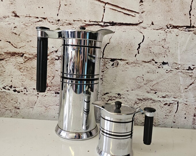 Vintage Sunbeam Chicago Flexible Shaft Company Chrome Coffee Pot Set ...