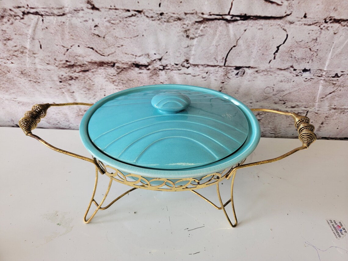 Miramar California Pottery Ovenproof 773 1958 Chaffin Charafe Serving ...