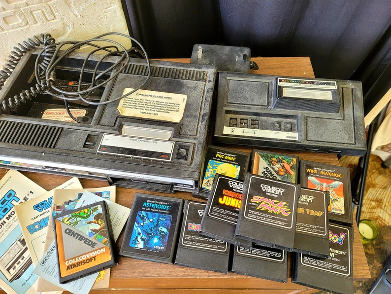 Coleco Vision Video Game System Console W Expansion Module 1 - Etsy