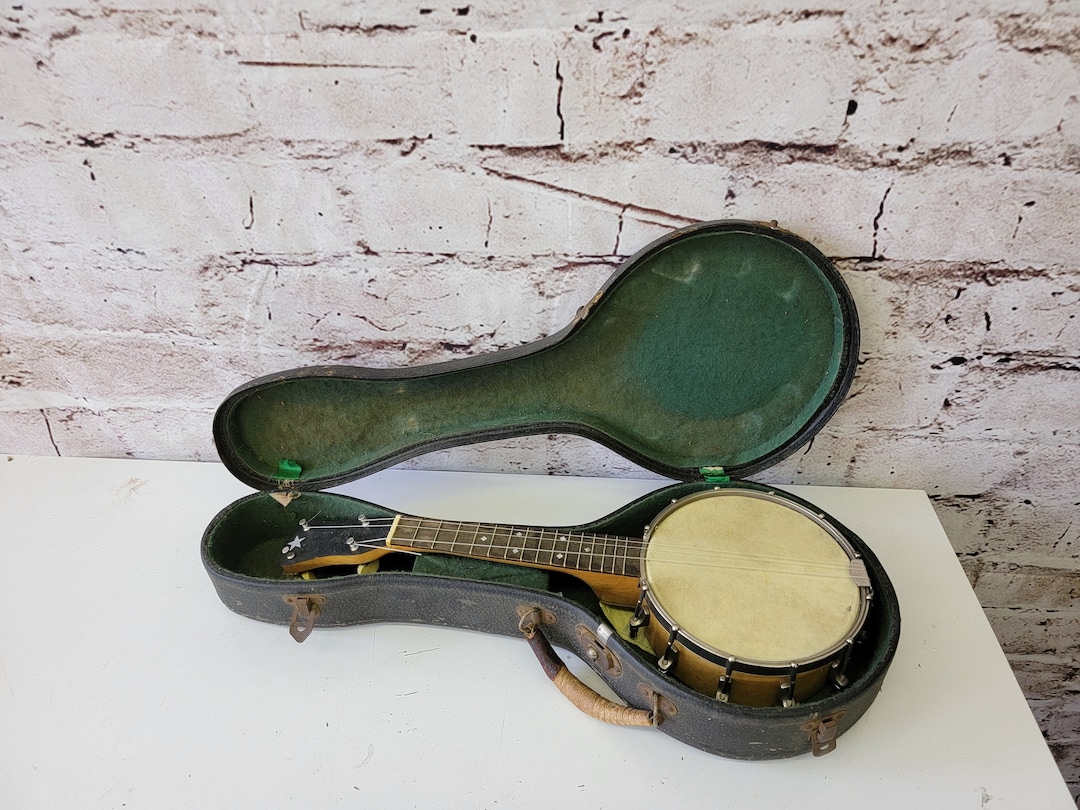 Slingerland Tenor Banjo Circa 1920 Walnut/calfskin - Etsy