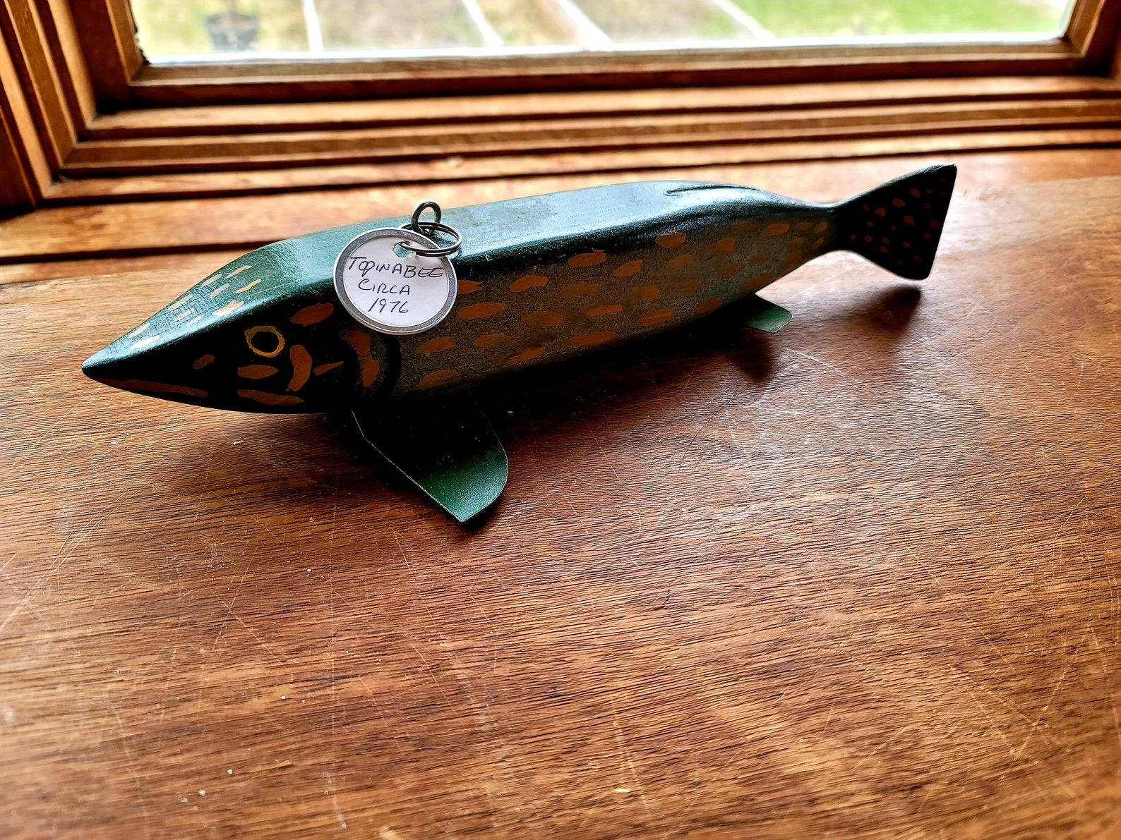 Vintage Northern Pike Fish Spearing Decoy Circa Topinabee - Etsy