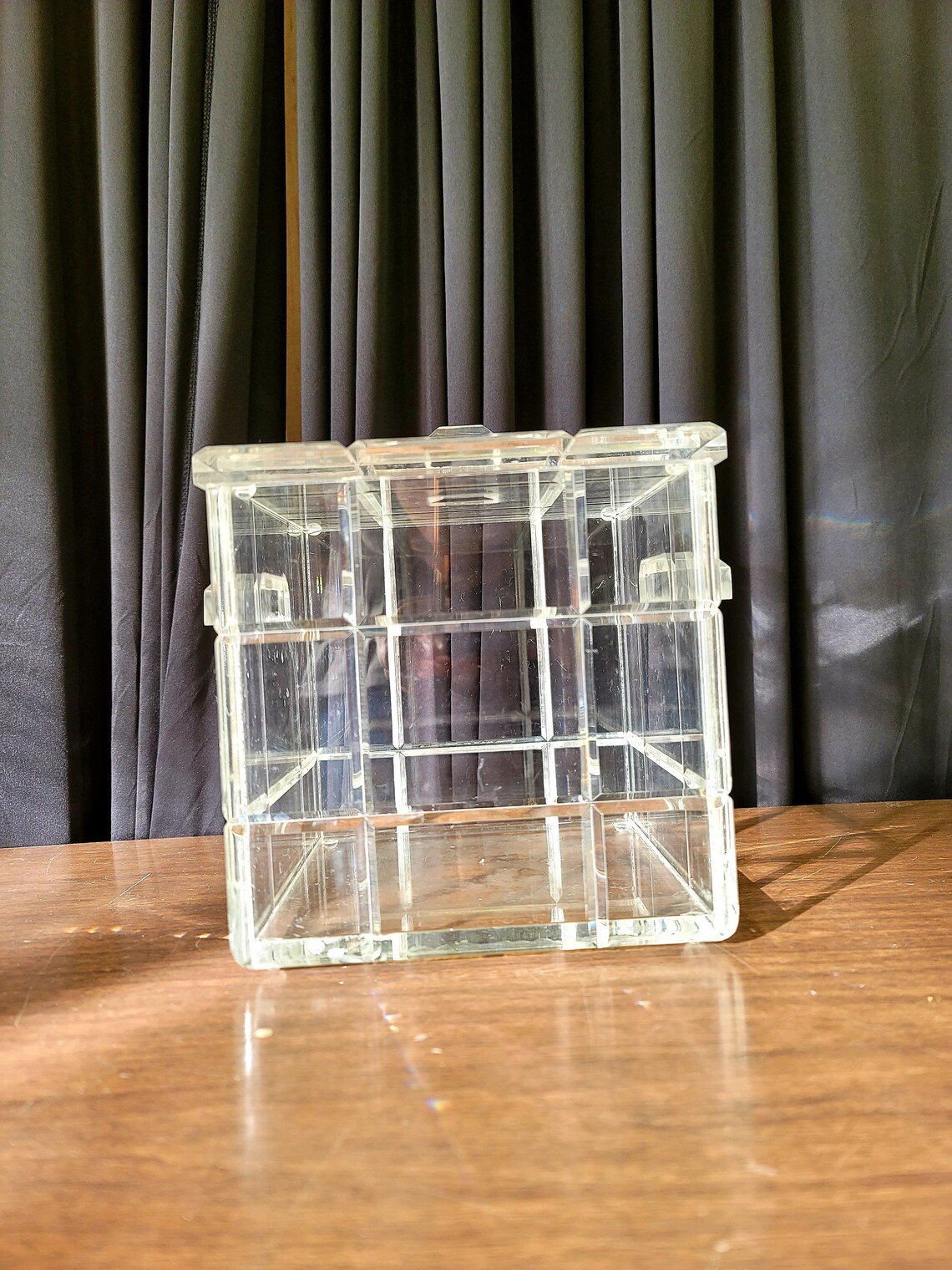 Art Deco Ice Bucket 1970s Art Deco Revival Geometric Lucite | Etsy