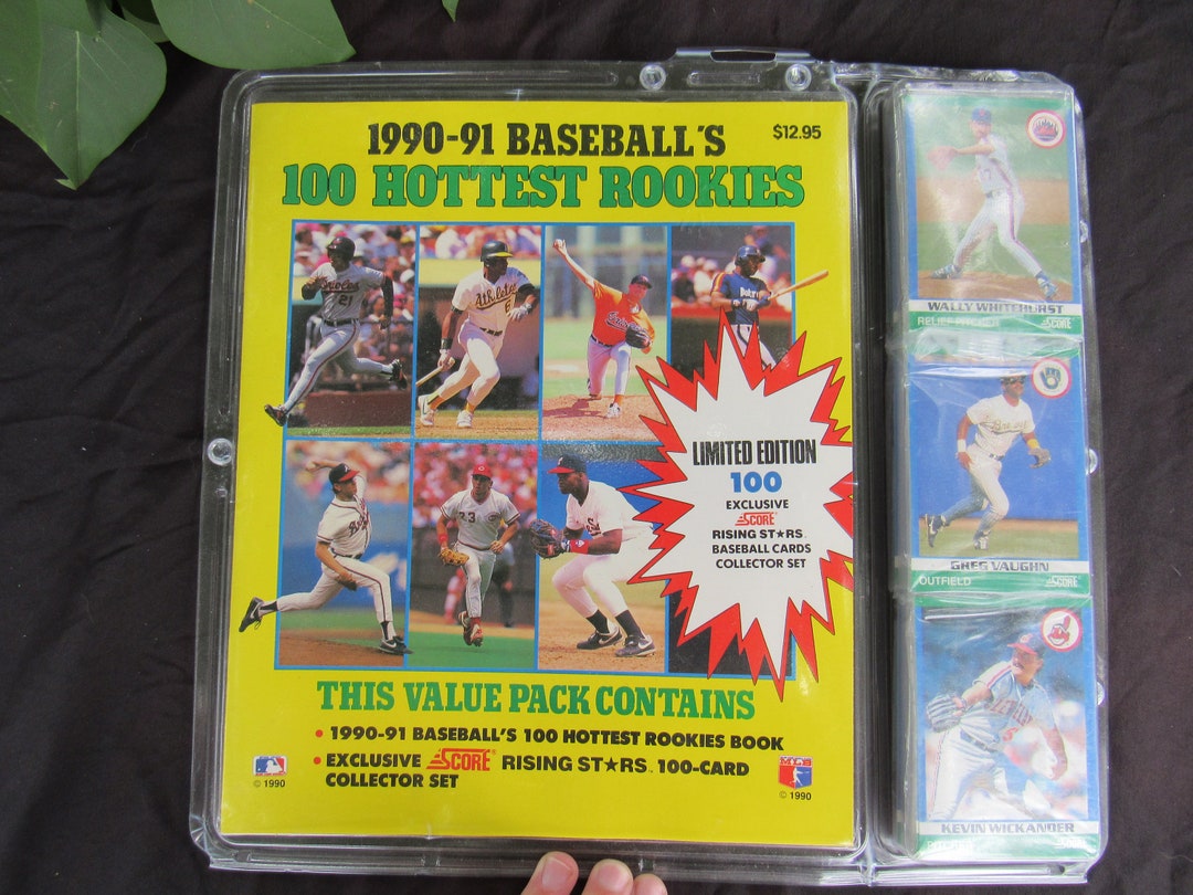 1990-91 Baseball's 100 Hottest Rookies Value Pack Score Rising Star ...