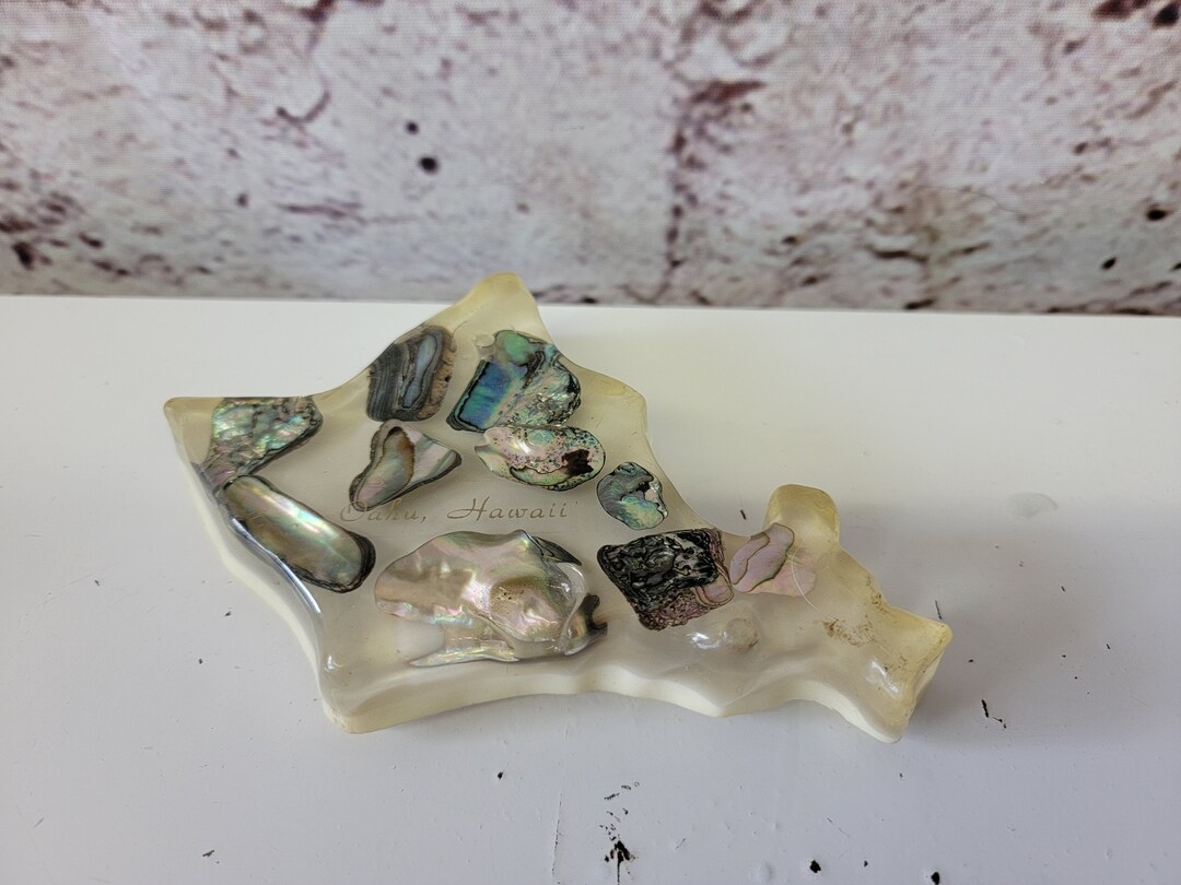 Trivet Vintage Hawaii Abalone Shell Wondermold Inc. Made in USA - Etsy