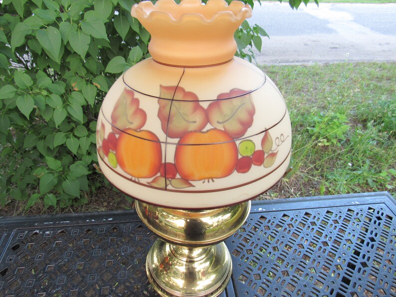 Antique Brass Rayo Oil Lamp Electrified - Etsy