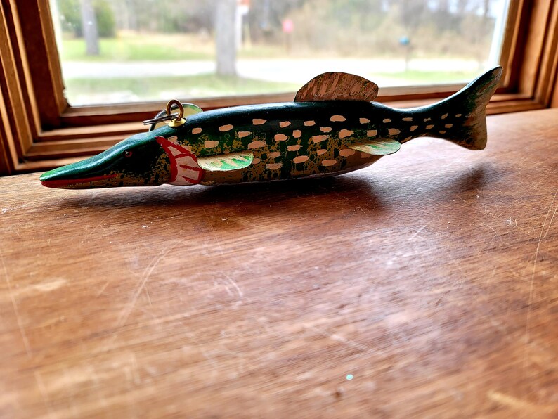 Vintage Northern Pike Fish Spearing Decoy Circa Lake St - Etsy