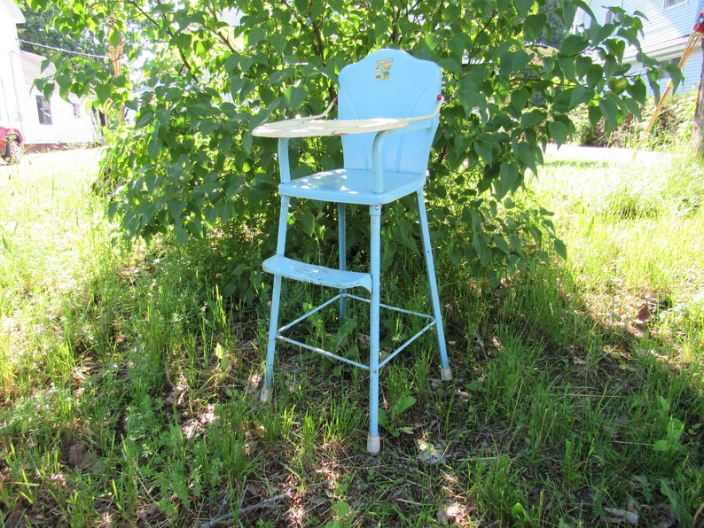 Amsco Doll-e-hichair Childs Metal High Chair Vintage Toy | Etsy