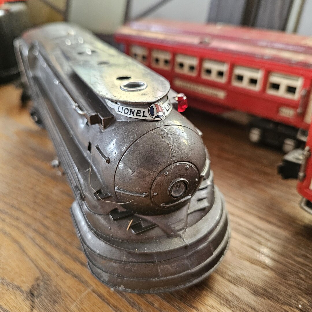 LIONEL 1688 Torpedo 2-4-2 Steam Engine & Tender Toredo +1689 Gun Metal ...