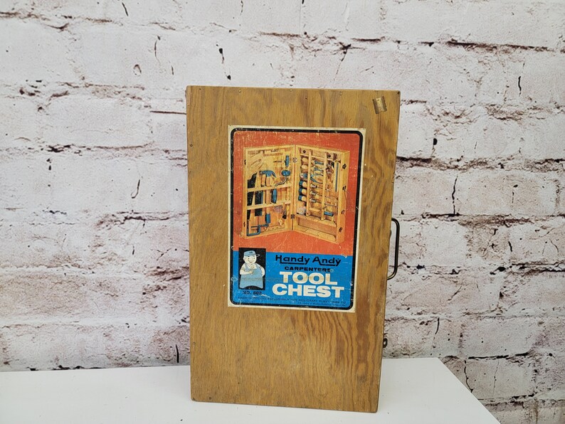 Vintage HANDY ANDY 600 Childs Carpenter Tool Chest - Etsy