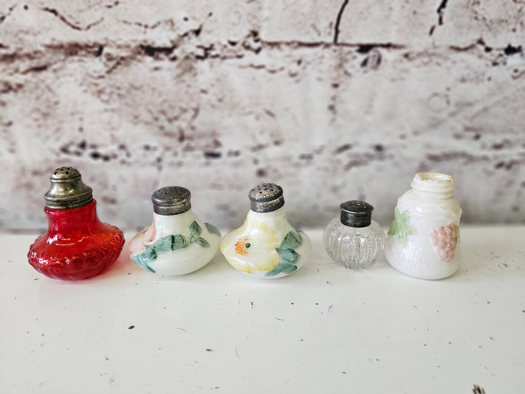 Vintage Victorian Salt and Pepper Shakers, Various Assortment, Sterling ...