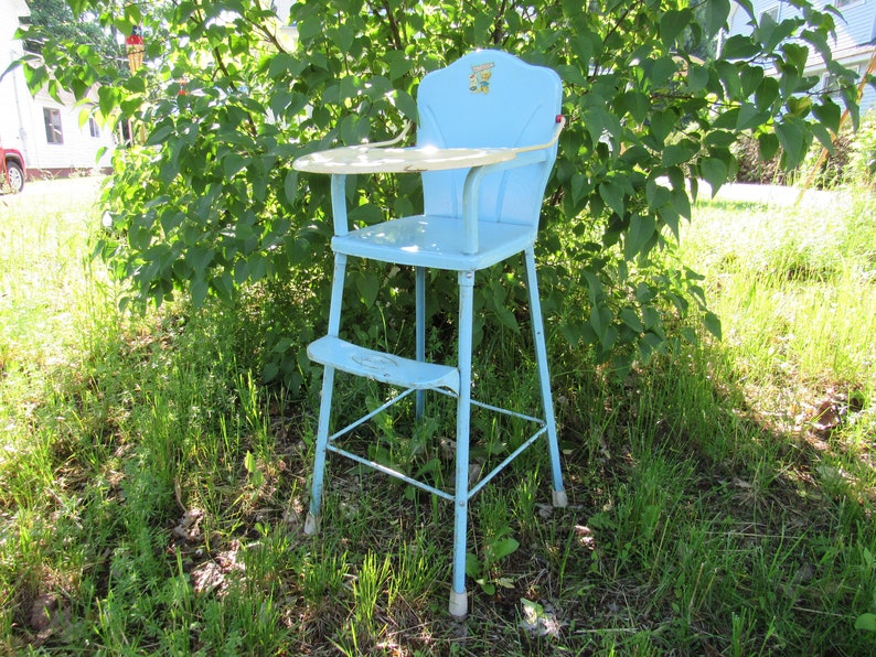 Amsco Doll-e-hichair Childs Metal High Chair Vintage Toy | Etsy