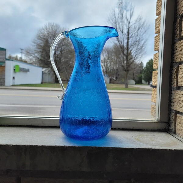 Blenko Pitcher - Etsy