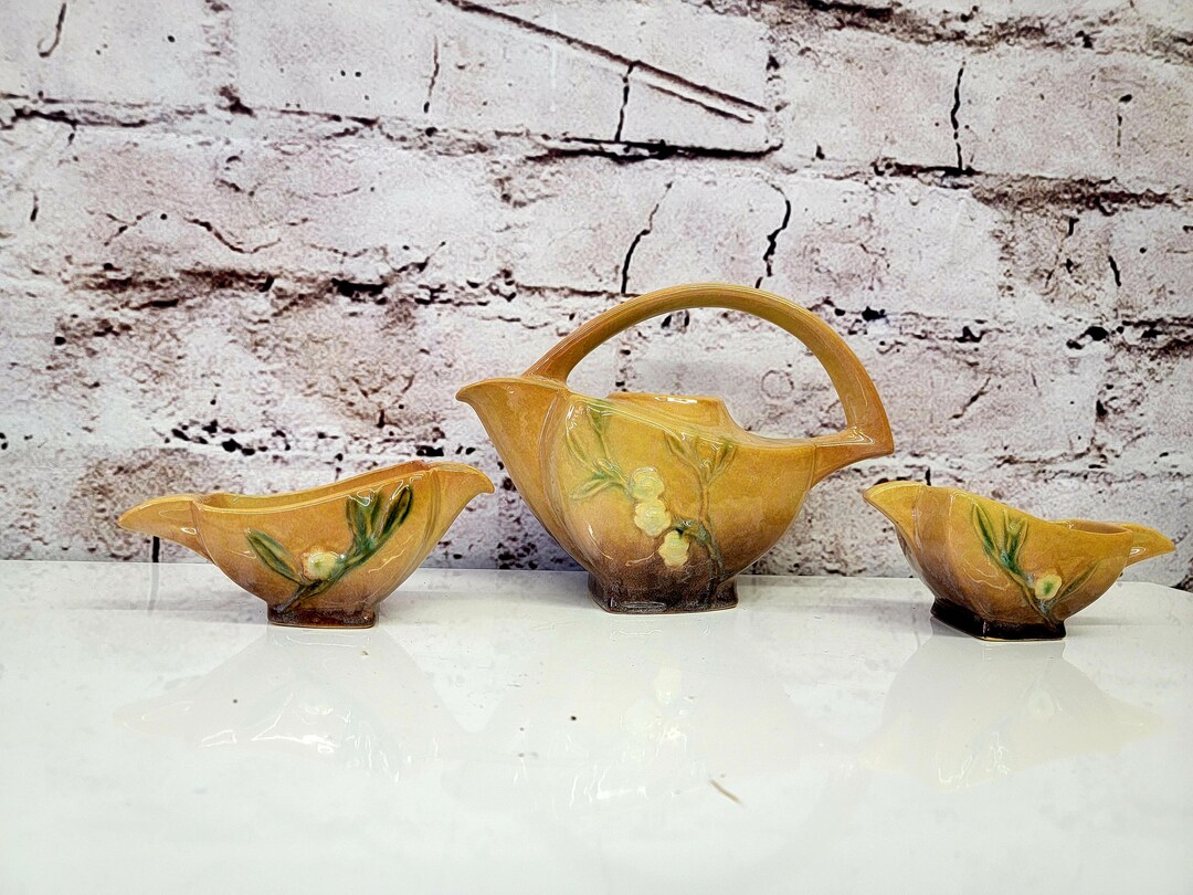 Roseville Pottery Wincraft Tea Set, Art Deco 271P, 271C, 271S - Etsy