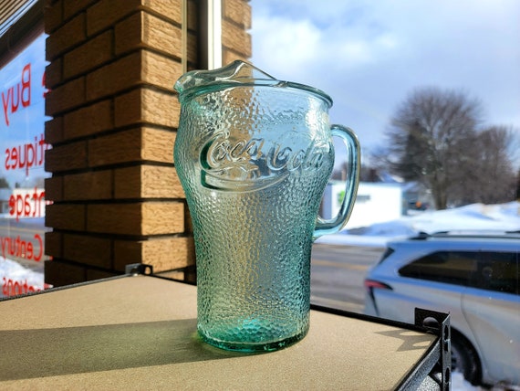 Drinkware Vintage Coca Cola BBQ Glass Pitcher 1970s Pitchers & Drinking ...
