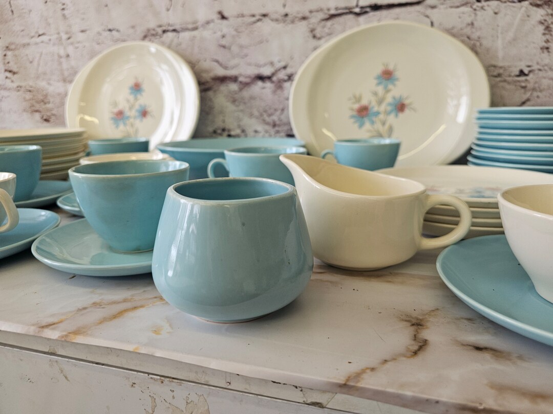Fairlane Steubenville Pottery Dinnerware 60 Piece Set, Vintage, Mid ...