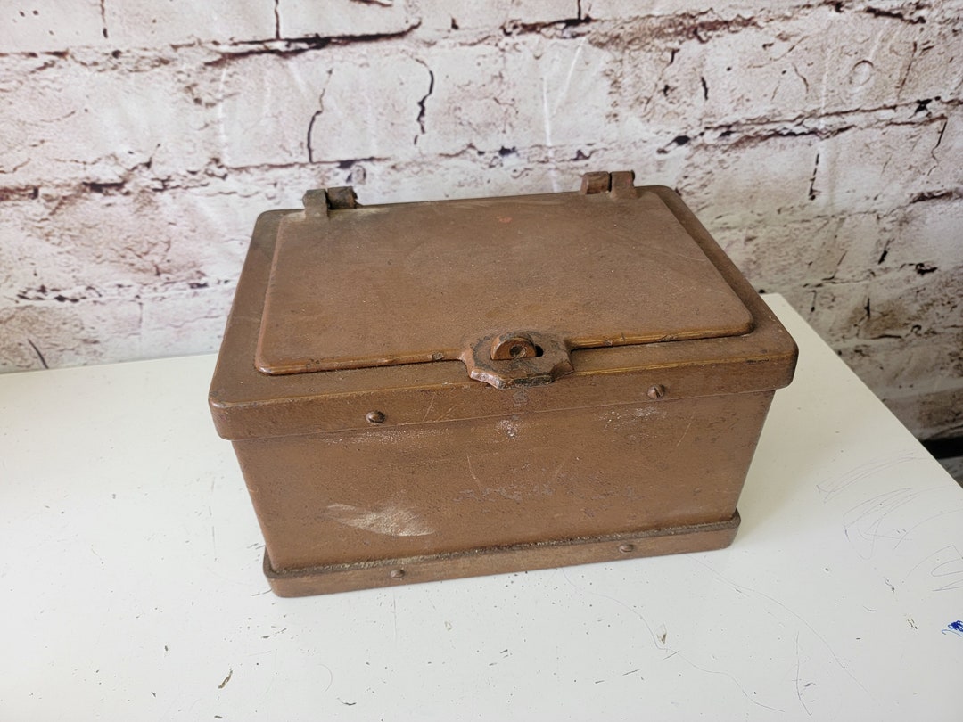 Antique Cast Iron Stagecoach Strong Box 1800's - Etsy