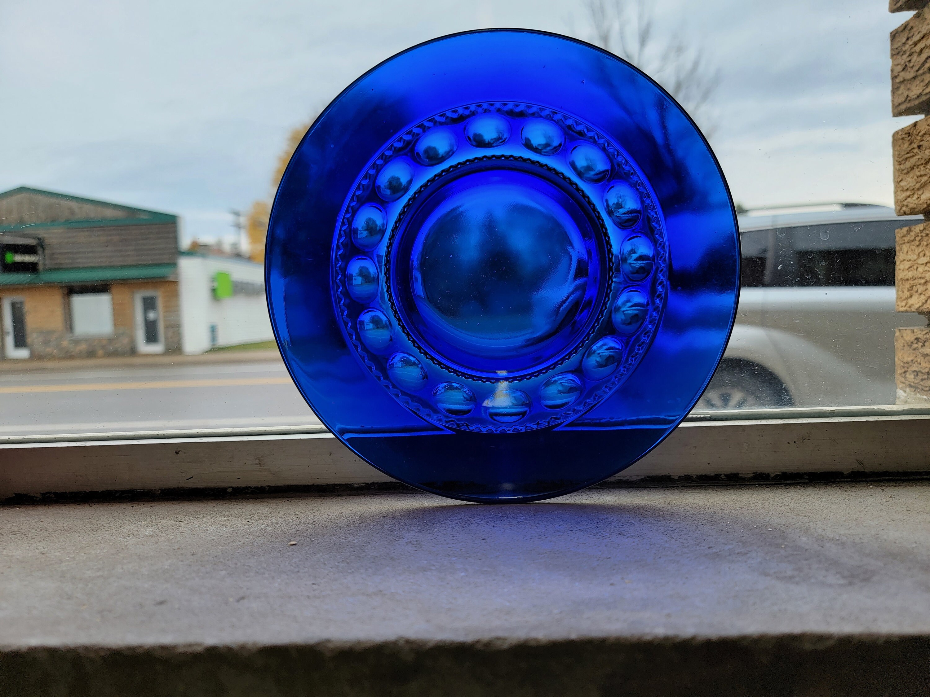 Vintage TIARA Cobalt Blue King's Crown Imperial Thumbprint - Etsy