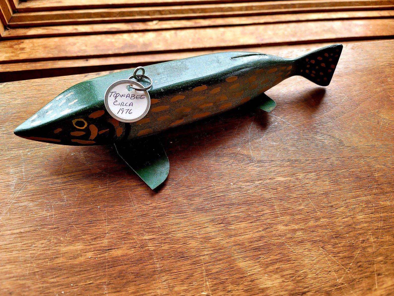 Vintage Northern Pike Fish Spearing Decoy Circa Topinabee - Etsy