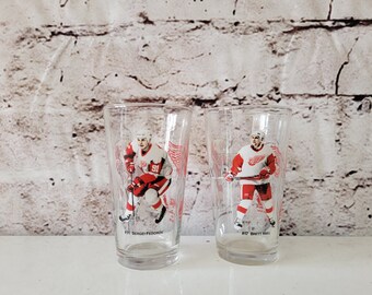 Detroit Red Wings Glass - Etsy