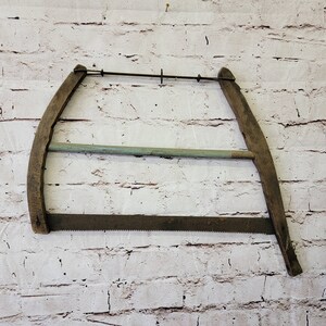 Farmhouse Antique Bow Saw Primitive Rustic Decor Cross Cut Saw Buck Saw ...