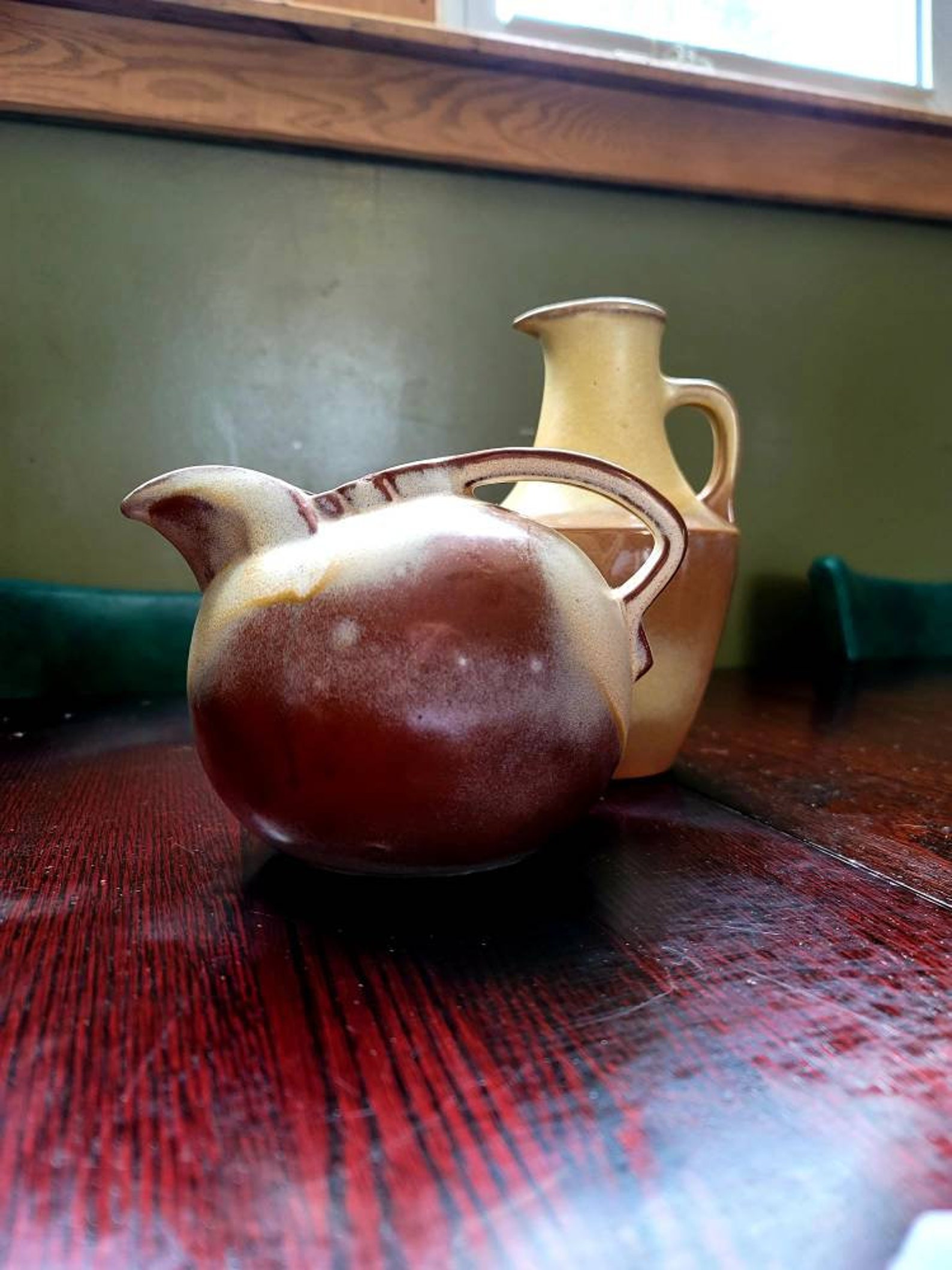 1950s Frankoma 87 Ball Pitcher in Desert Gold & Frankoma 840 - Etsy