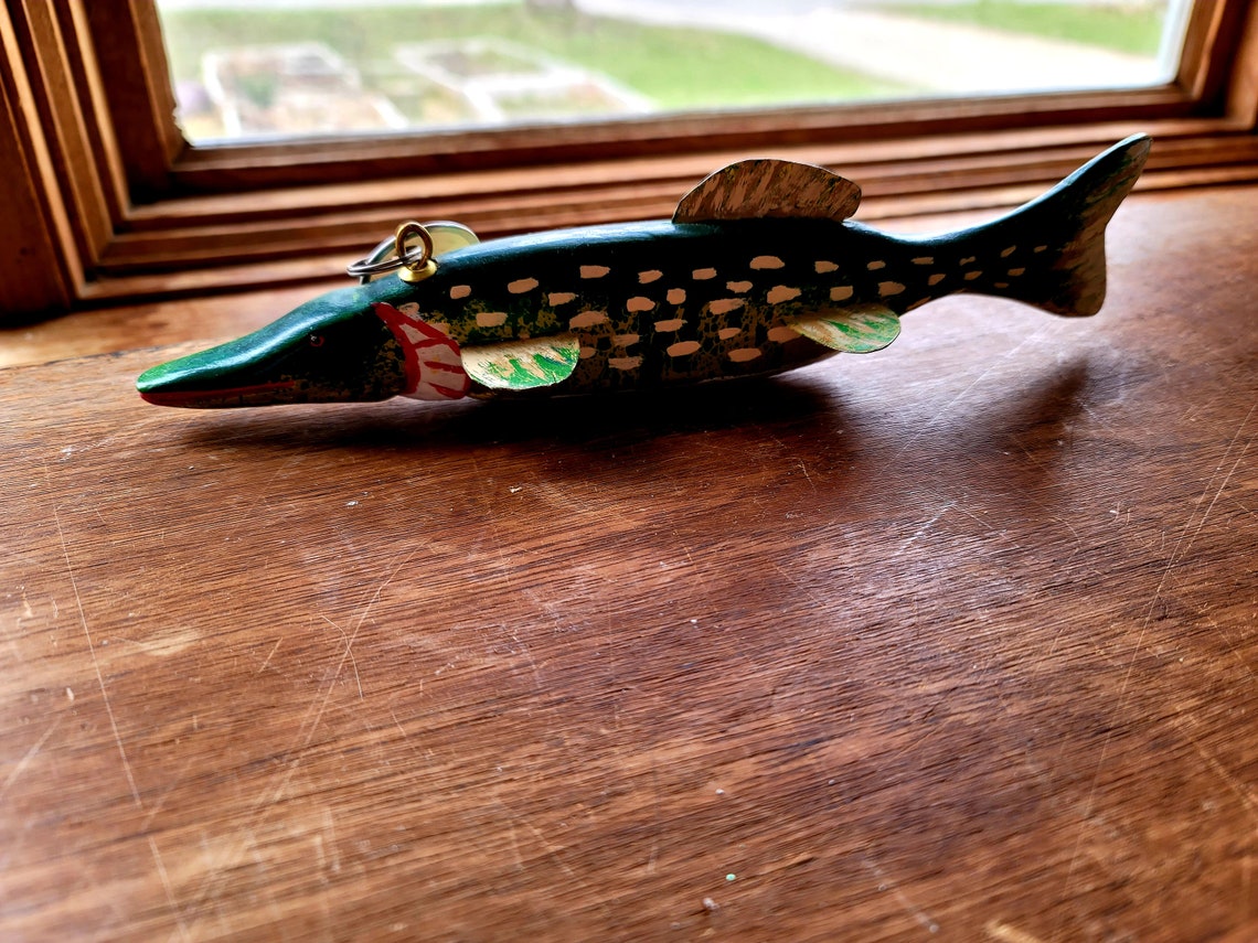 Vintage Northern Pike Fish Spearing Decoy Circa Lake St - Etsy