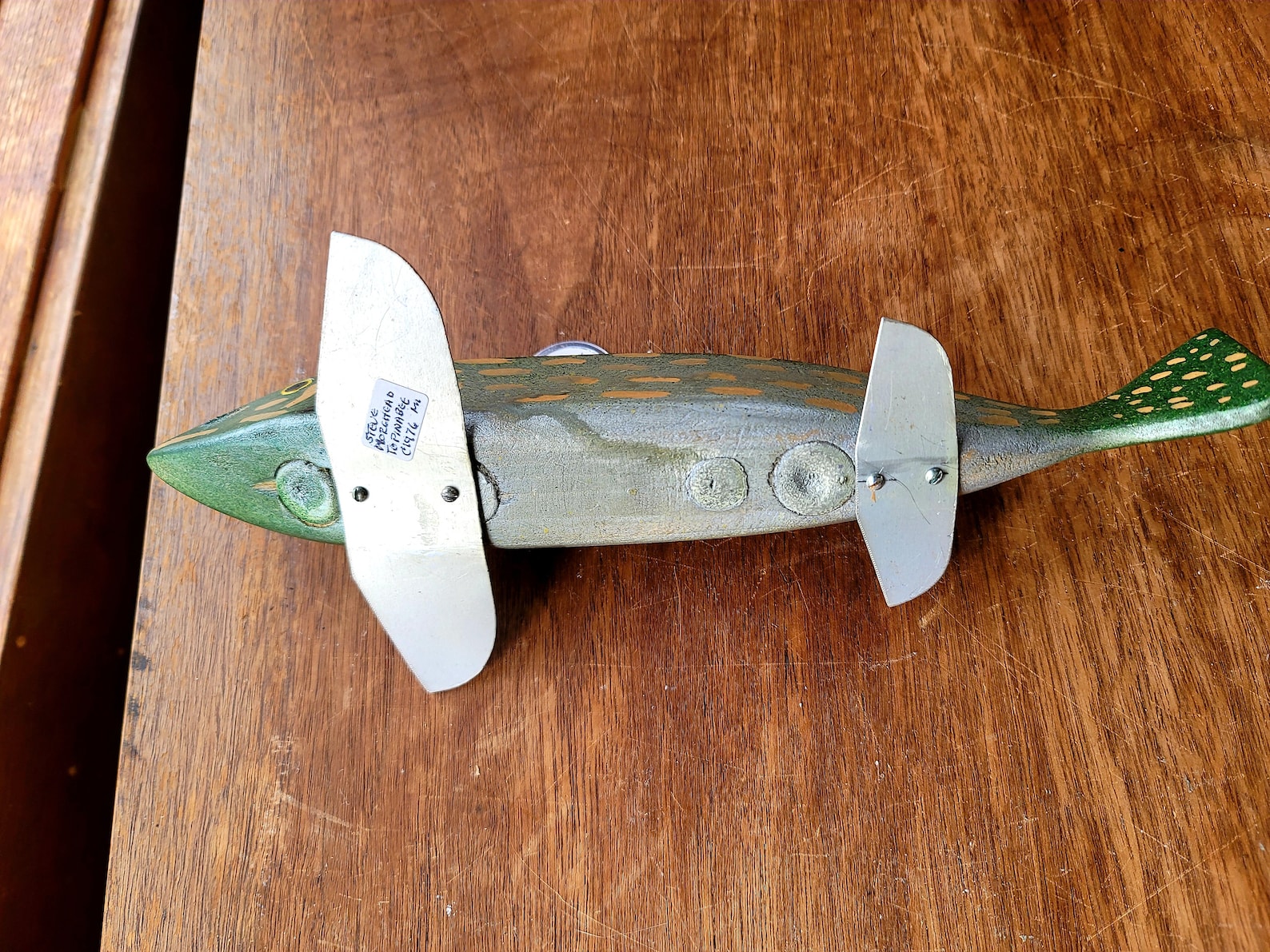 Vintage Northern Pike Fish Spearing Decoy Circa Topinabee - Etsy