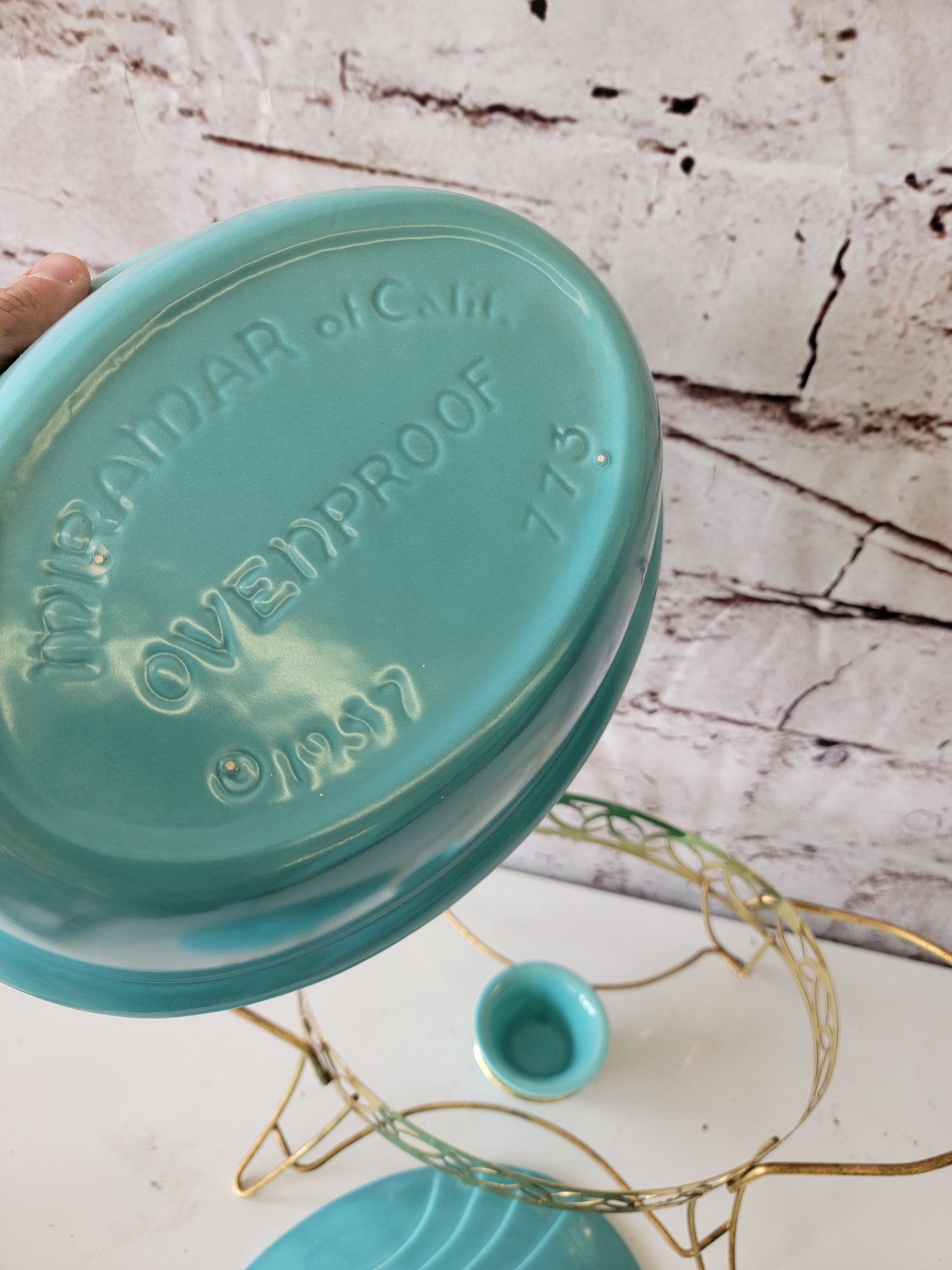 Miramar California Pottery Ovenproof 773 1958 Chaffin Charafe Serving ...