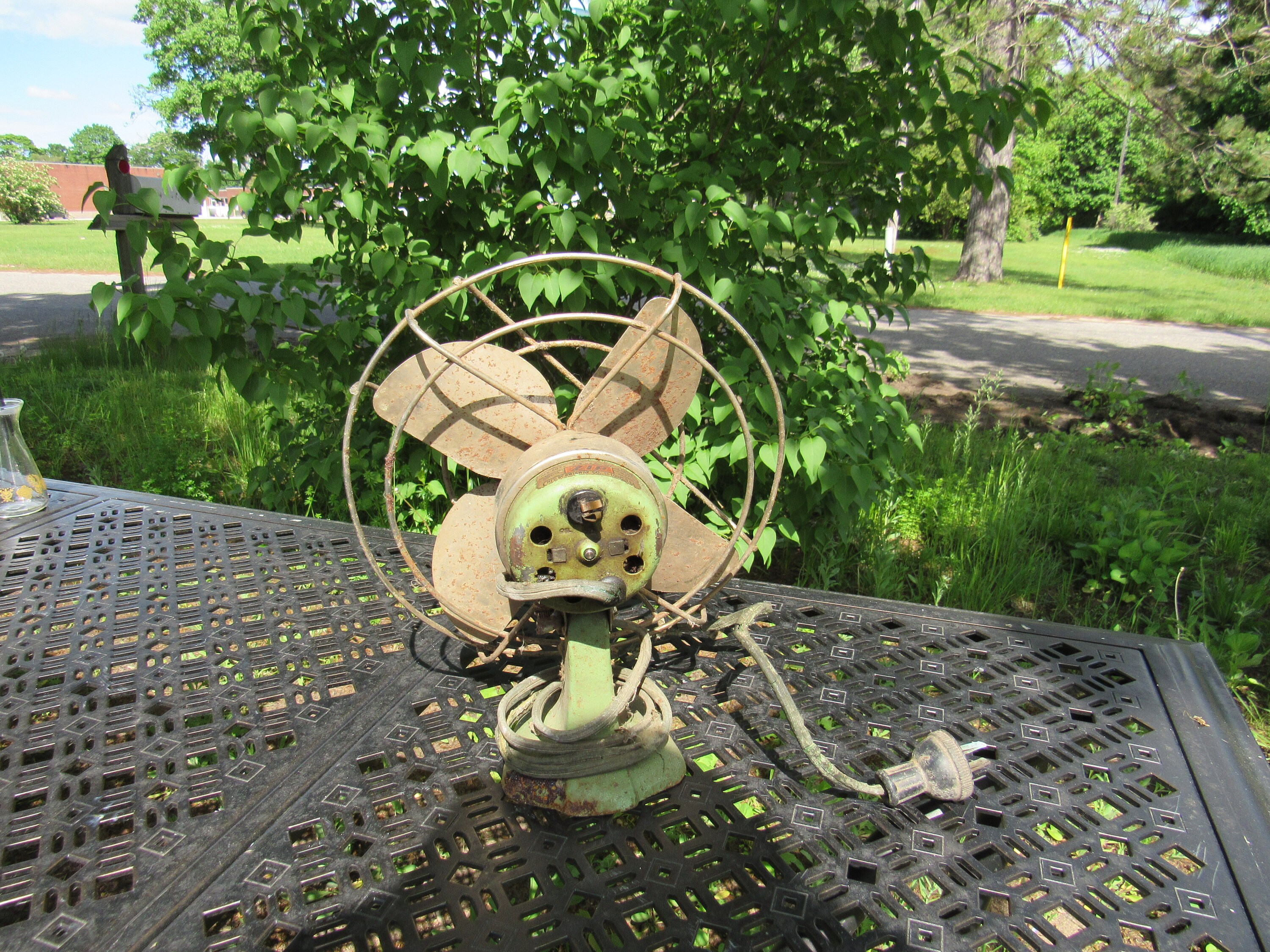 Vintage 1940's Art Deco Fan, ZIP, Manufactured by Kwikaray Co. St Louis ...