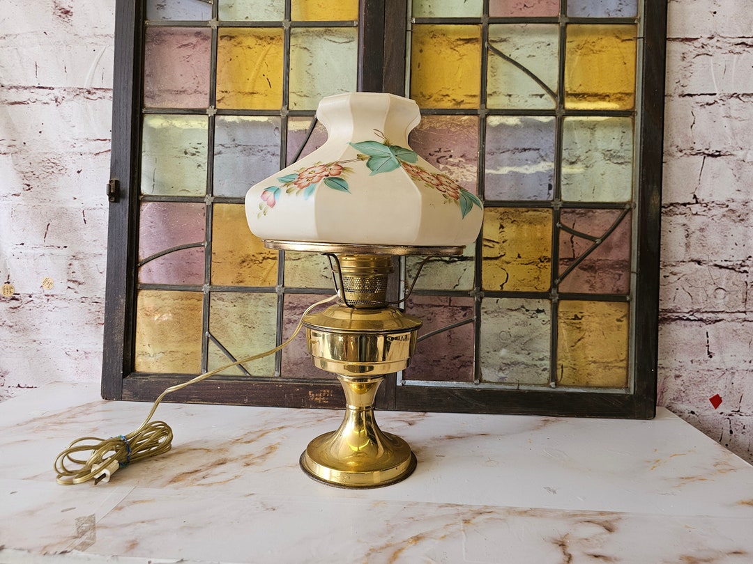 Aladdin England Brass Model 23 Oil Lamp , Electrified - Etsy