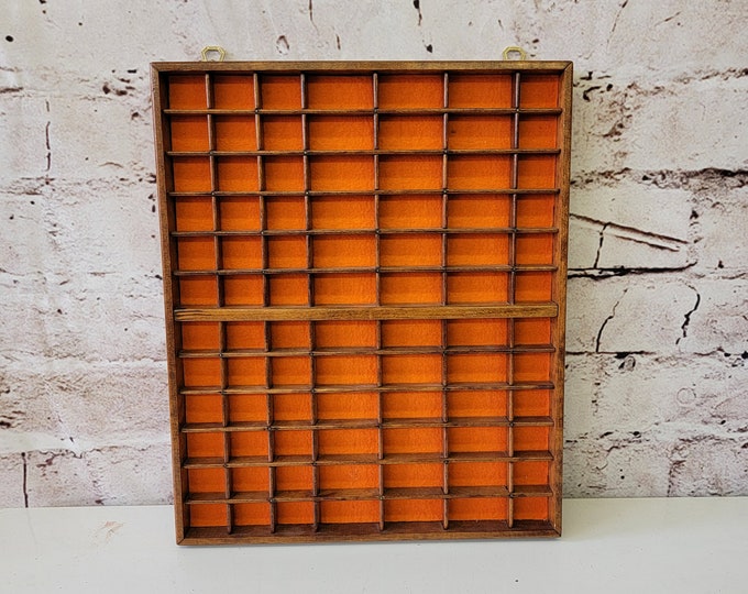 Vintage Printer Type Set Drawer Wood Cabinet Tray Display Shadow Box - Etsy