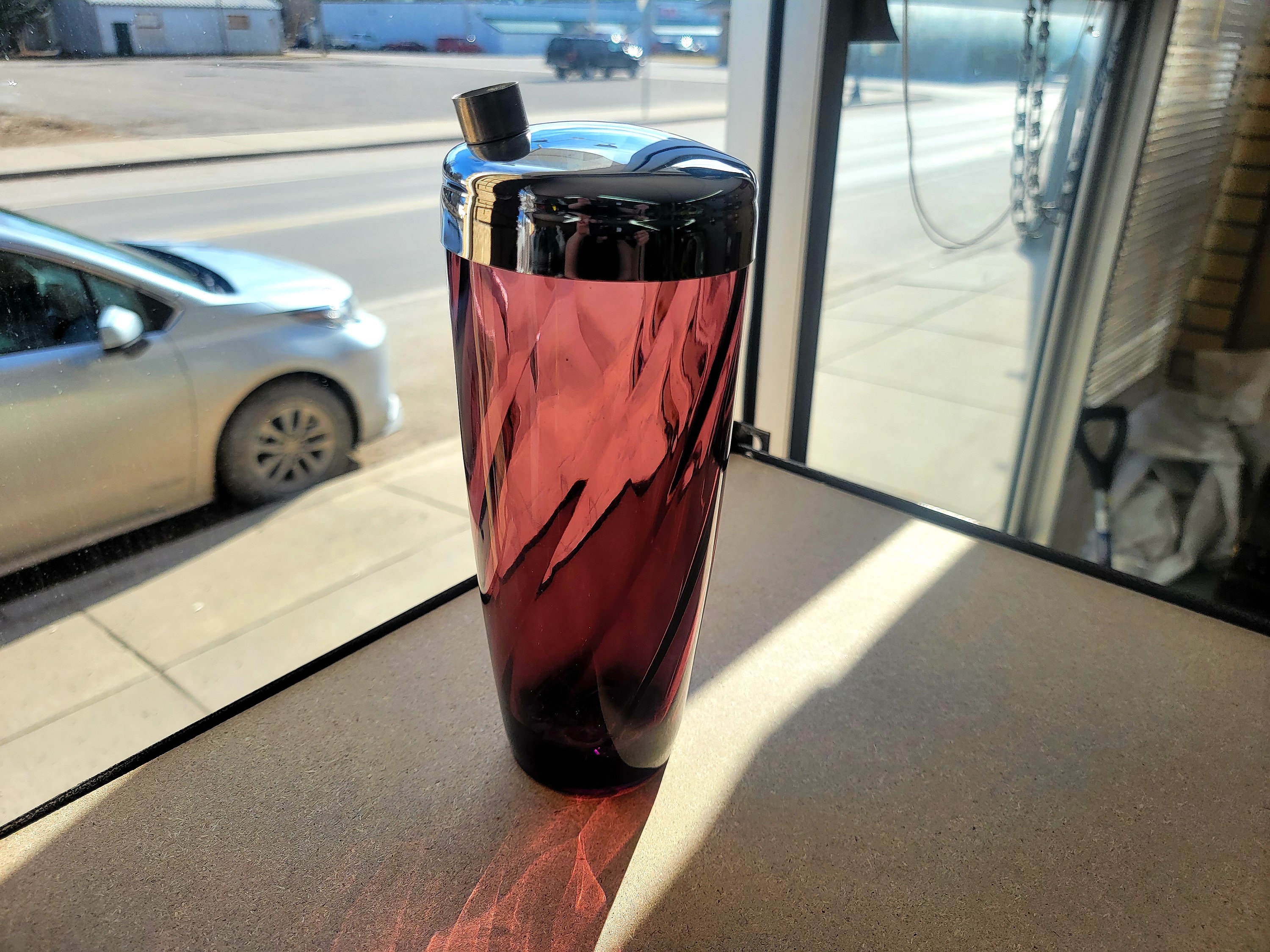 Vintage Hazel Atlas Moroccan Amethyst Glass Cocktail Shaker - Etsy