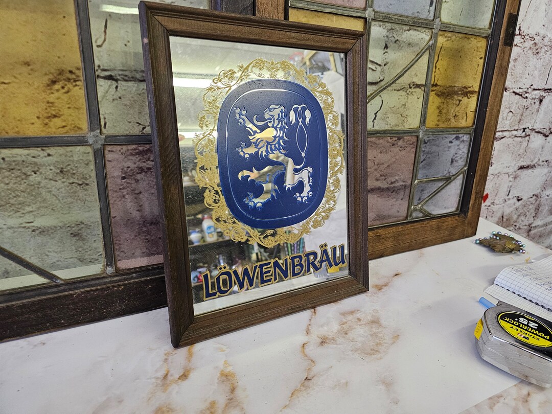 Vintage Lowenbrau Vintage Bar Mirror Special Beer - Etsy