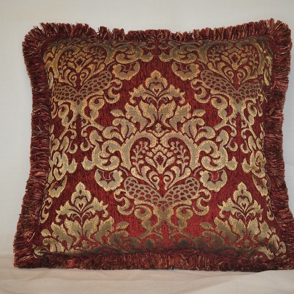 Red Throw Pillow - Etsy