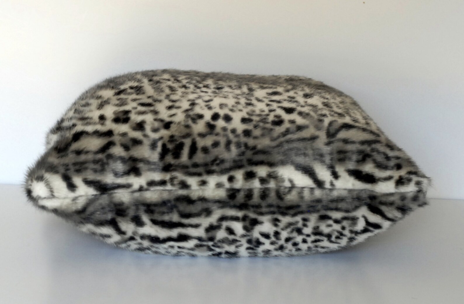 Black White Brown Beige Leopard Faux Fur Animal Skin Throw - Etsy