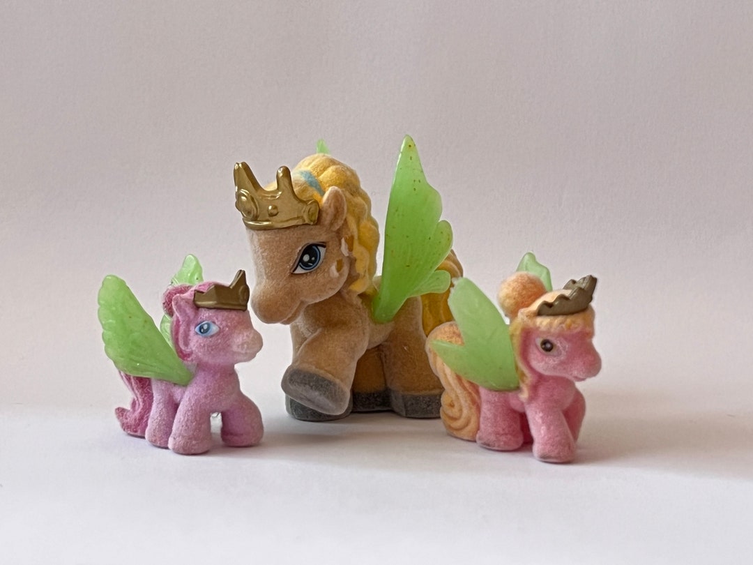 Filly Pony Bundle of 3 With Crowns and Wings Cute Lot of Small Toys - Etsy