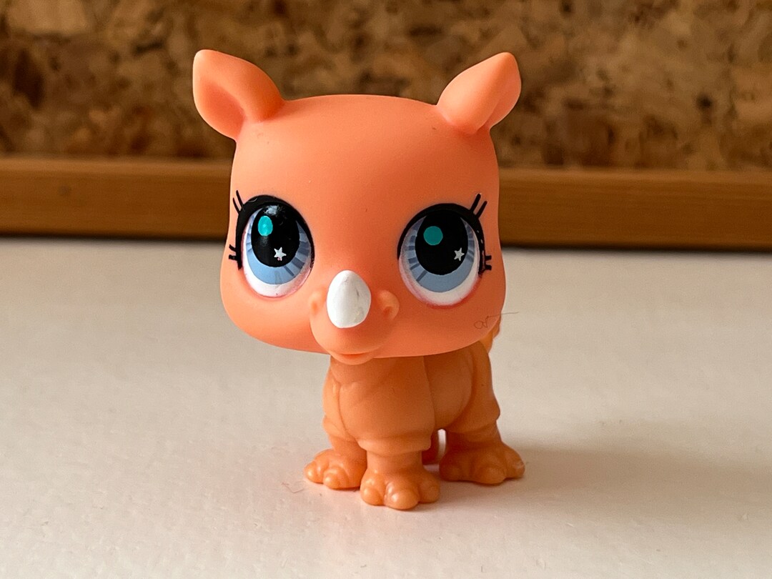 LPS Rhino #2793 | Littlest Pet Shop | Authentic Pets - Etsy