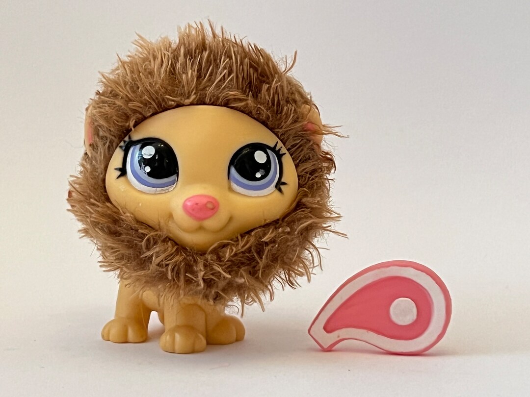 LPS Lion 2574 With Small Accessorie Littlest Pet Shop Authentic Pets - Etsy