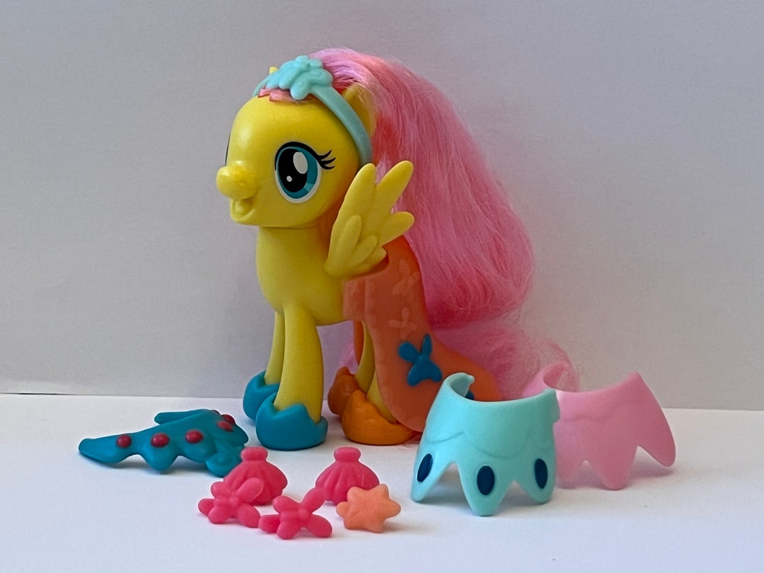 MLP G4 Fluttershy the Movie Land and Sea Snap on Fashion - Etsy