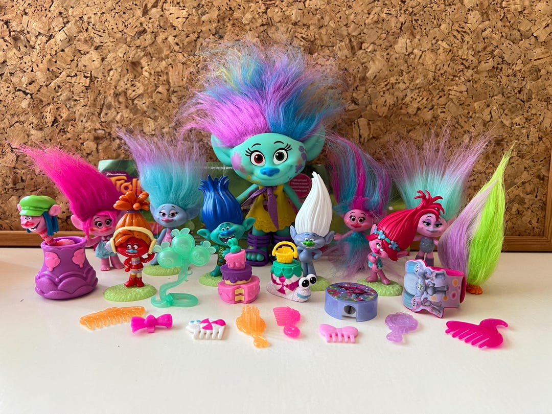 Poppy Trolls Bundle Collection | Hasbro Toys | Colorful Dolls With ...