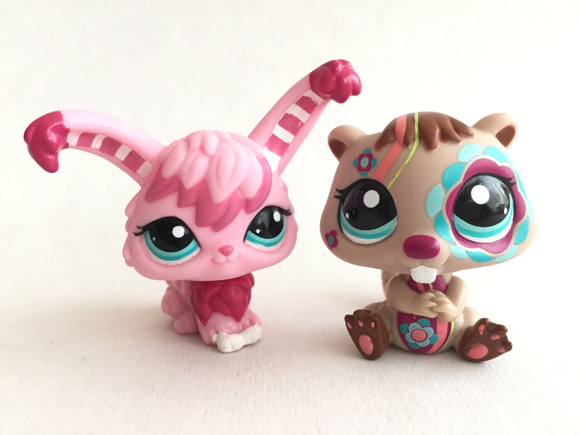 LPS / Angora Rabbit 2132 Beaver 2134 / Littlest Pet Shop | Etsy