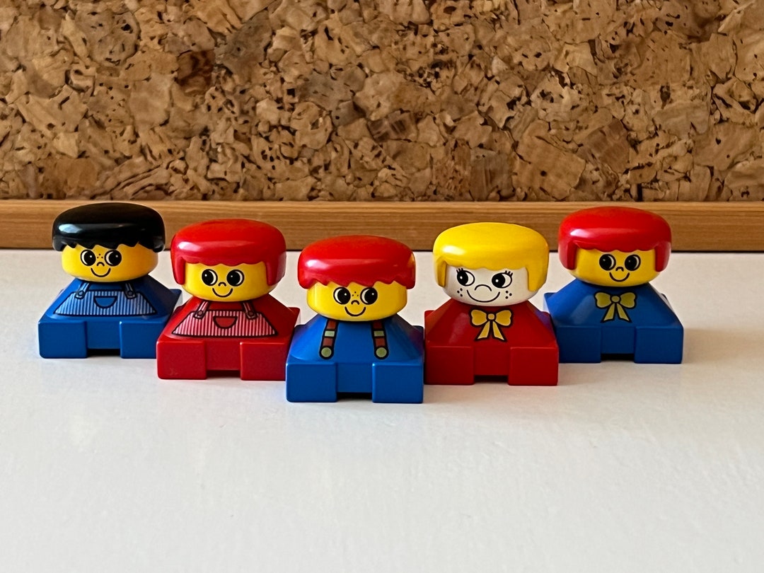 Vintage Lego Figures | Lot of 5 Dolls in Excellent Condition | Made in ...