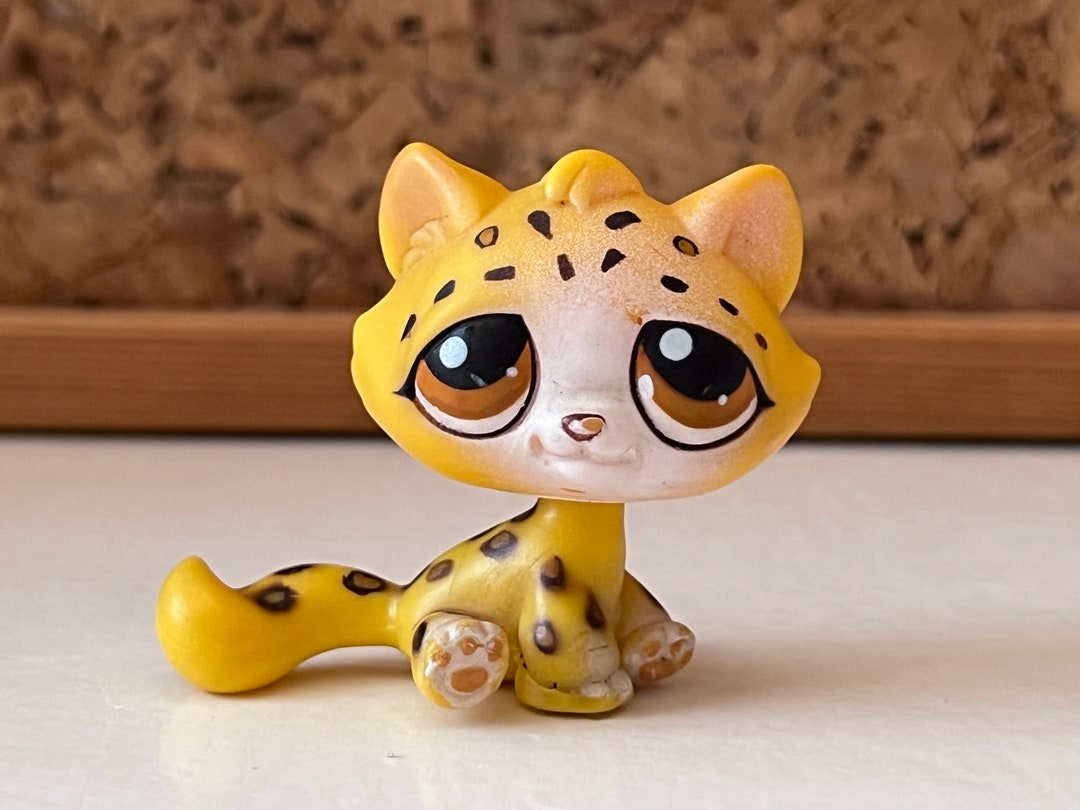 LPS Cat 388 Leopard Littlest Pet Shop Authentic Pets - Etsy